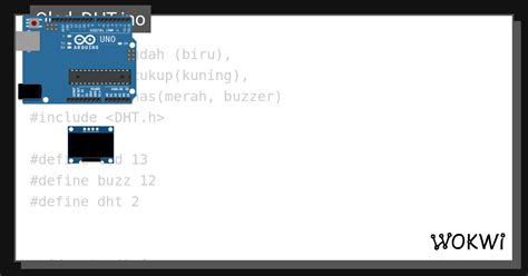 Oled DHT Ino Wokwi ESP32 STM32 Arduino Simulator