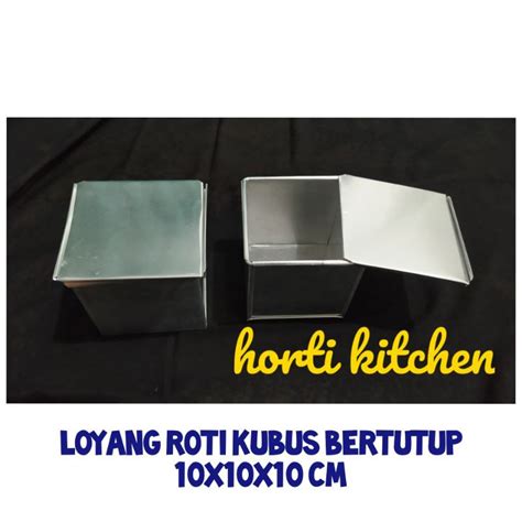 Jual Loyang Roti Persegi Mini Loyang Roti Kubus Bertutup Ukuran X X Shopee Indonesia
