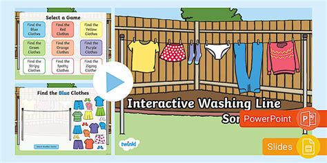 Colour And Pattern Sorting Interactive Powerpoint Game