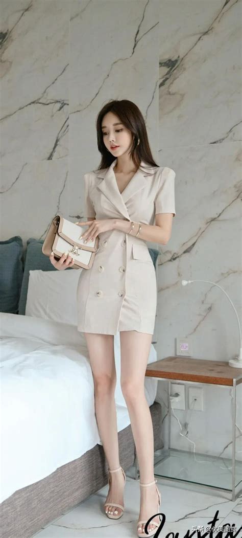 孙允珠时尚写真：娇羞可爱，天生丽质 今日头条 Fashion Mini Dress Shirt Dress