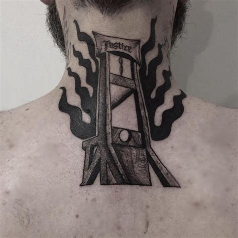 Guillotine By Deatilnot Detailnottattooer Deathly Hallows Tattoo
