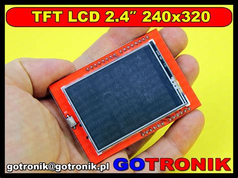 wyświetlacz lcd tft przekątna 2 4 240x320 st7781