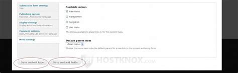 Hostknox Drupal Content Types Tutorial