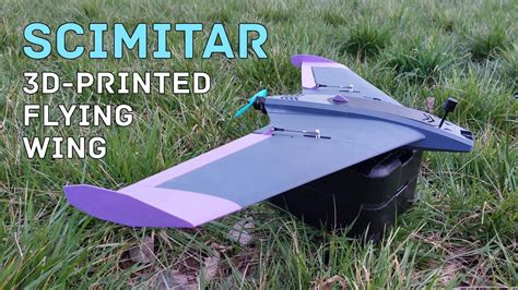 Scimitar 3D Printed Flying Wing YouTube