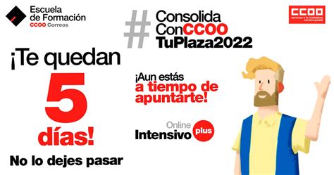 Estás a tiempo de apuntarte a la preparación de la Escuela de Formación CCOO-Correos | Escuela ...