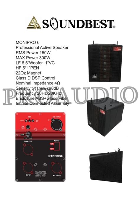 Jual SPEAKER AKTIF ARRAY MINI SOUNDBEST MINIPRO6 MINI PRO 6 MINI PRO 6 SPEAKER AKTIF 300