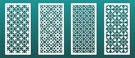 Laser Cut Panels Islamic Arabian Design Pattern Geometric Ornament Home