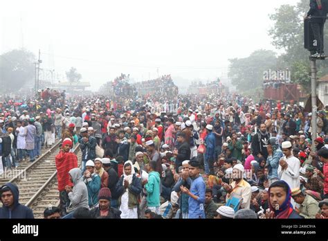 Jan12 2020 Gazipurdhaka Bangladesh The First Phase Of The Bishwa