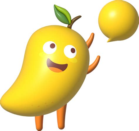 Mango 3d Cartoon Character 19956075 Png