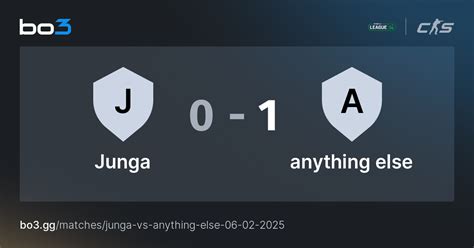 Junga Vs Anything Else En Vivo Partido De Cs2 En Esea Season 52