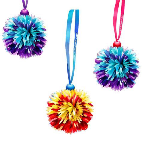 Download Rainbow Pom Poms Png Yyt44