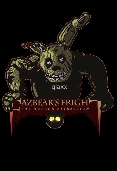 Fazbears Fright The Horror Attraction By Qlaxx Redbubble
