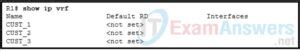 Chapter Quiz VRF MPLS And MPLS Layer VPNs Answers CCNPv ENARSI
