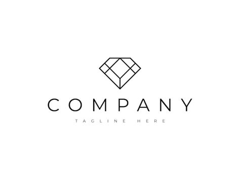 Premium Vector Luxury Diamond Jewelry Logo Design