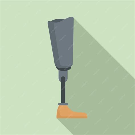 Premium Vector Medicine Artificial Limbs Icon Flat Illustration Of