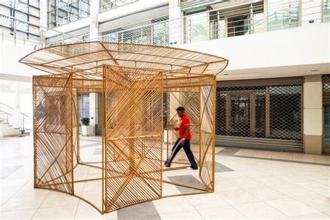 Nifemi Marcus Bello Creates Bamboo Pavillion For Nigerian Skate Brand