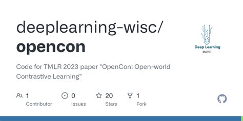 Github Deeplearning Wiscopencon Code For Tmlr 2023 Paper Opencon