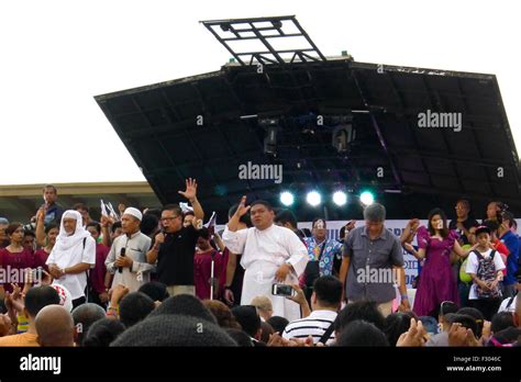 Manila Philippines 26th Sep 2015 Supporters Of Duterte And The
