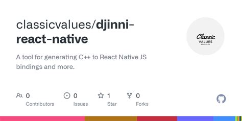 GitHub Classicvalues Djinni React Native A Tool For Generating C