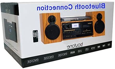 Boytone Bt Spw Bluetooth Classic Style Record Player Turntable