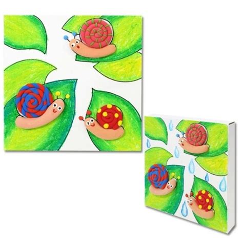 스쿨문구클레이로 달팽이 액자 Diy 만들기 홈플러스 택배배송