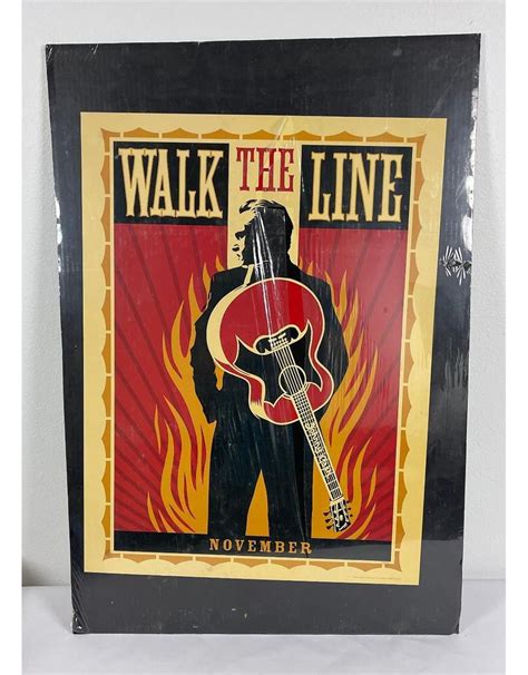 Johnny Cash Walk The Line Poster