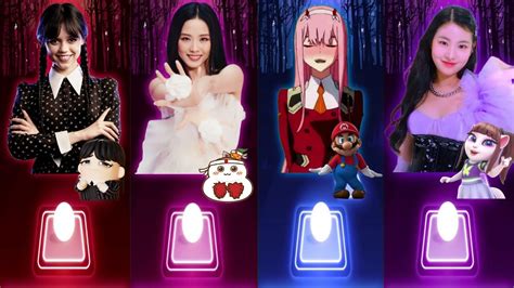 Wednesday Dance With My Hands Vs Blackpink Jisoo Flower Vs Toca Toca