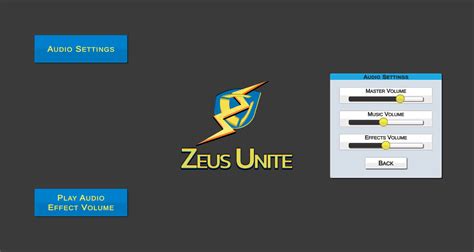 Zeus Unite Easy Audio Scene For Unity Free By Stusse Games