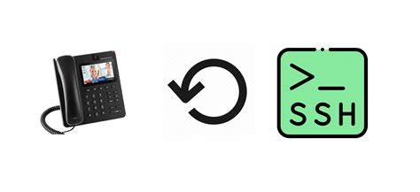 steps to perform a factory reset via ssh commands on phones
