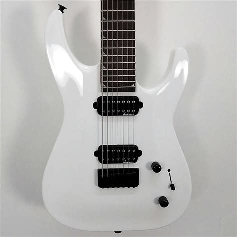 Jackson Js32 7 Dinky Dka 7 String Snow White Ex Display Reverb