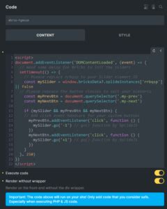 Nestable Slider Customization Via Javascript Bricks Academy