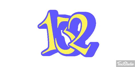 132 Number Animated  Logo Designs