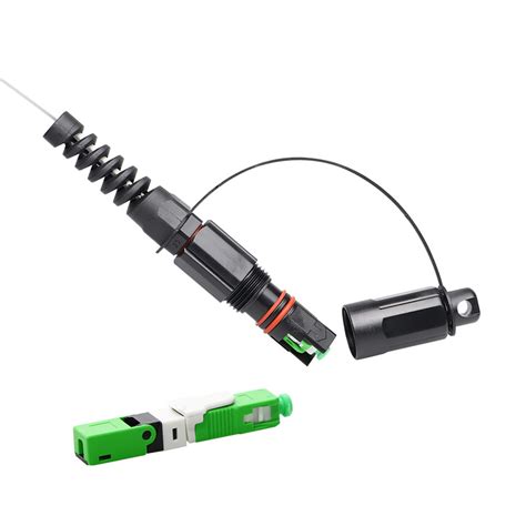 Sc Apc Field Mount Reinforced Optical Conector Hardened Corning Optitap