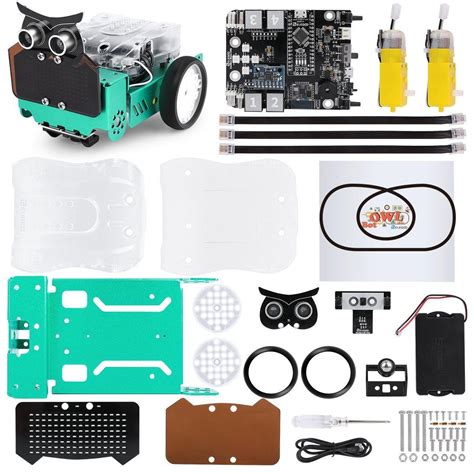 Elegoo Owlbot Smart Robot Car Kit Compatible With Arduino Ide For Stem