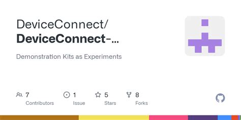 GitHub DeviceConnect DeviceConnect Experiments Demonstration Kits As Experiments