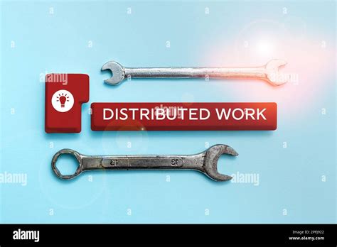 Conceptual Display Distributed Work Business Overview Practiced By