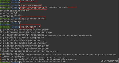linux常见问题：sudo apt update报错 csdn博客