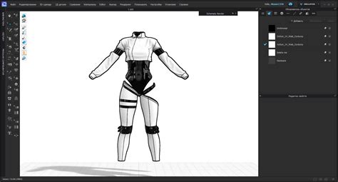 Tactical Sexy Outfit 2 Marvelous Designer Project 3d Model Cgtrader
