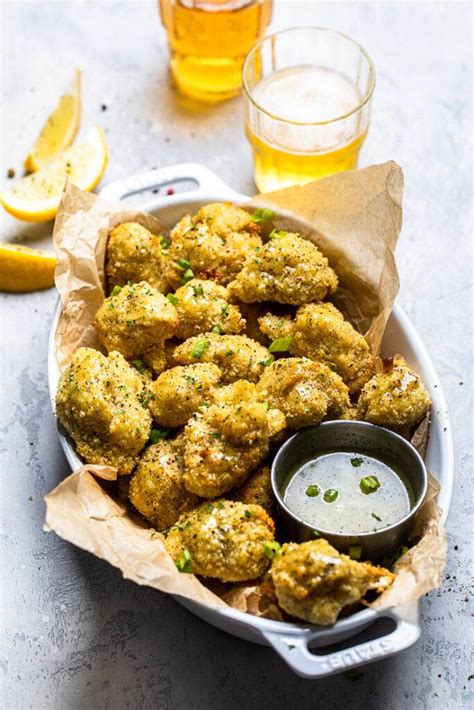 Vegan Lemon Pepper Cauliflower Wings - Make It Dairy Free