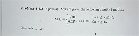 solved problem 1 7 3 5 points you are given the following