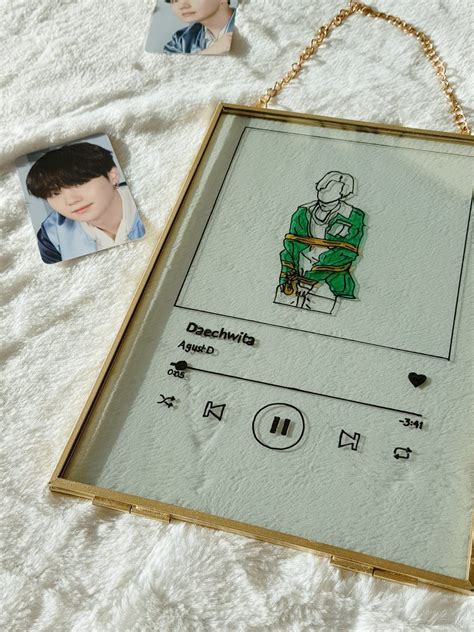 Introducing Our Hand Drawn Bts Inspired Artwork On Hanging Glass Frames