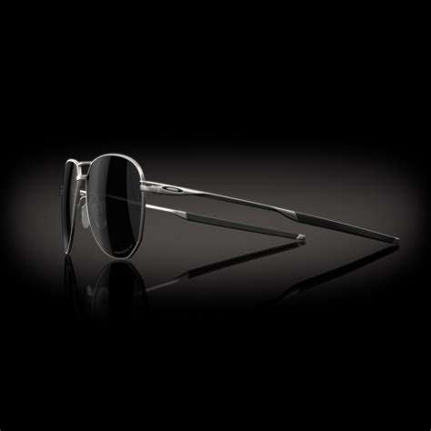 Contrail Ti Prizm Black Polarized Lenses Satin Chrome Frame Sunglasses