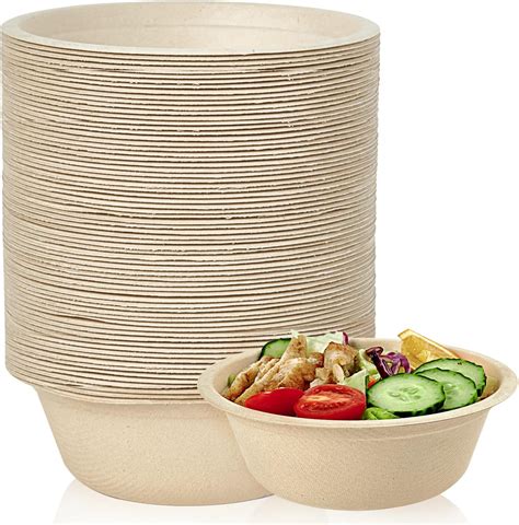 Amazon Ecovita 100 Compostable Paper Bowls 12 Oz 150
