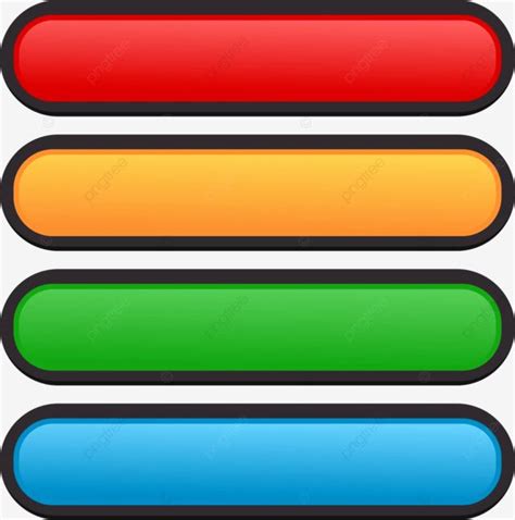 Button Pop Up Website Design Red Yellow Green Blue Vector Art Pop Up