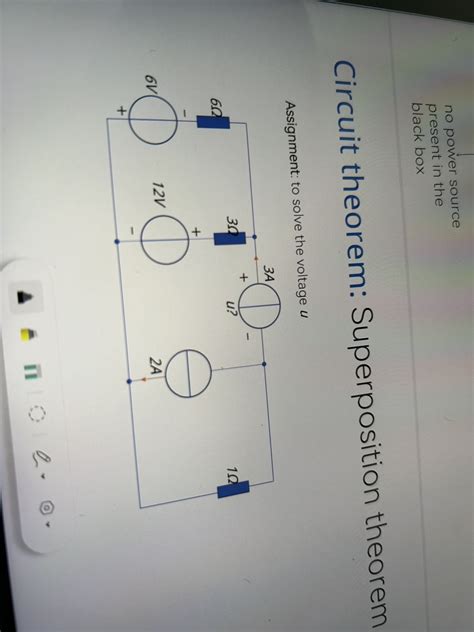 solved circuit theorem superposition theorem assianment to