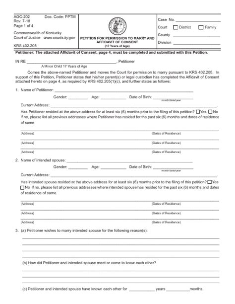 Form AOC 202 Fill Out Sign Online And Download Fillable PDF Kentucky Templateroller
