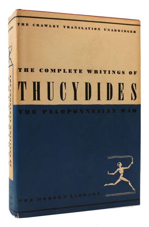 The Peloponnesian War Thucydides Modern Library Edition