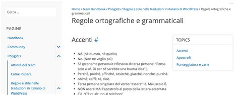 glossary and style guide translate wordpress