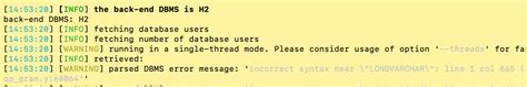 H2 Boolean based injection count error · Issue #4350 · sqlmapproject/sqlmap · GitHub