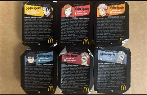 Jjk Mcdonalds Collab Launch New Anime Inspired Garlic Sauce